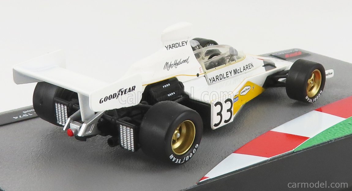 EDICOLA FORMULA1AUTOCOL149 Scale 1/43 | McLAREN F1 M23 FORD N 33 SEASON 1974 MIKE HAILWOOD WHITE ...