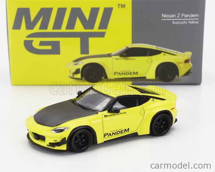MINI-GT MGT00752-L Scale 1/64 | NISSAN Z400 PANDEM 2024 YELLOW BLACK