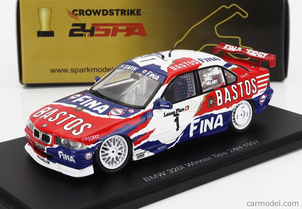SPARK-MODEL 43SPA1997 Echelle 1/43 | BMW 3-SERIES 320i TEAM FINA BASTOS ...