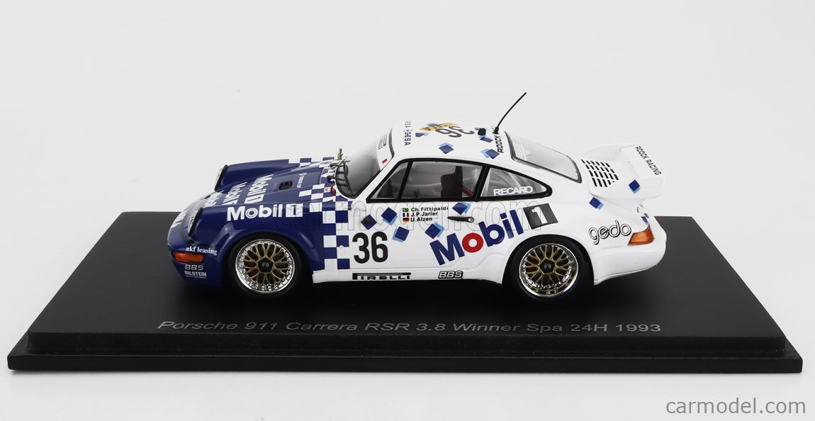 SPARK-MODEL 43SPA1993 Scale 1/43 | PORSCHE 911 964 CARRERA RSR 3.8 TEAM ...