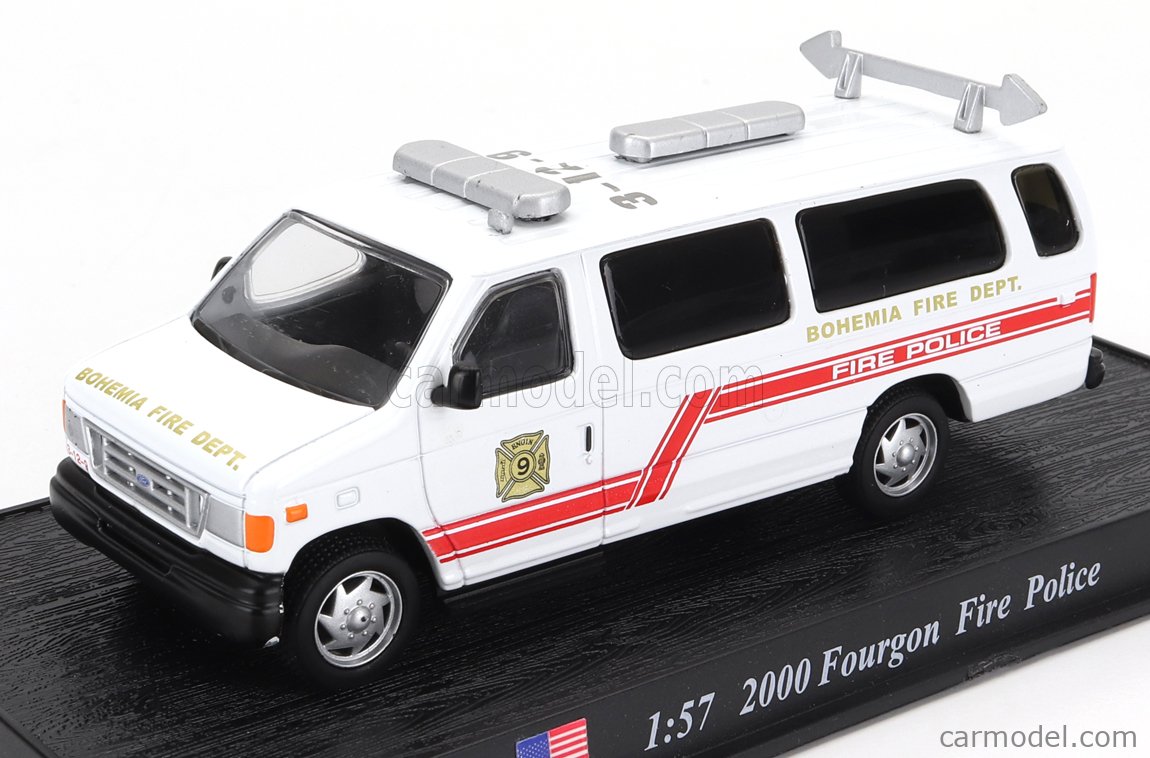 EDICOLA DLP0094 Scale 1/57 | FORD USA E-350 BHOEMIA FIRE POLICE - FIRE ...