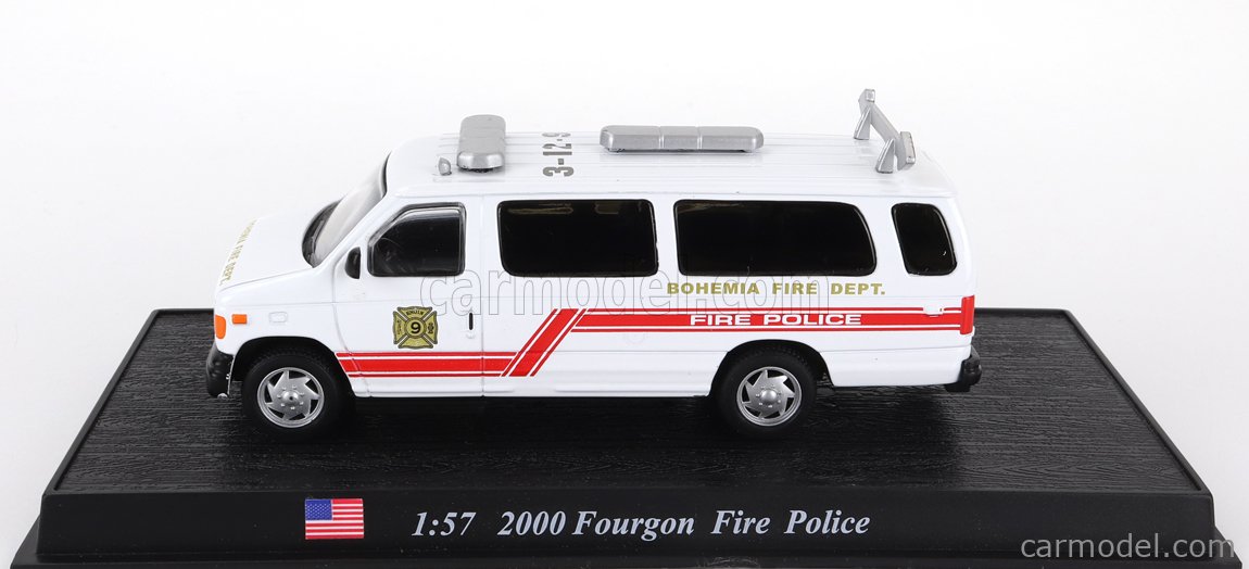EDICOLA DLP0094 Scale 1/57 | FORD USA E-350 BHOEMIA FIRE POLICE - FIRE ...