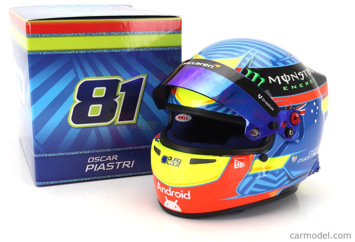 MINI HELMET 4100307 Scale 1/2 | BELL HELMET CASCO HELMET F1 OSCAR ...