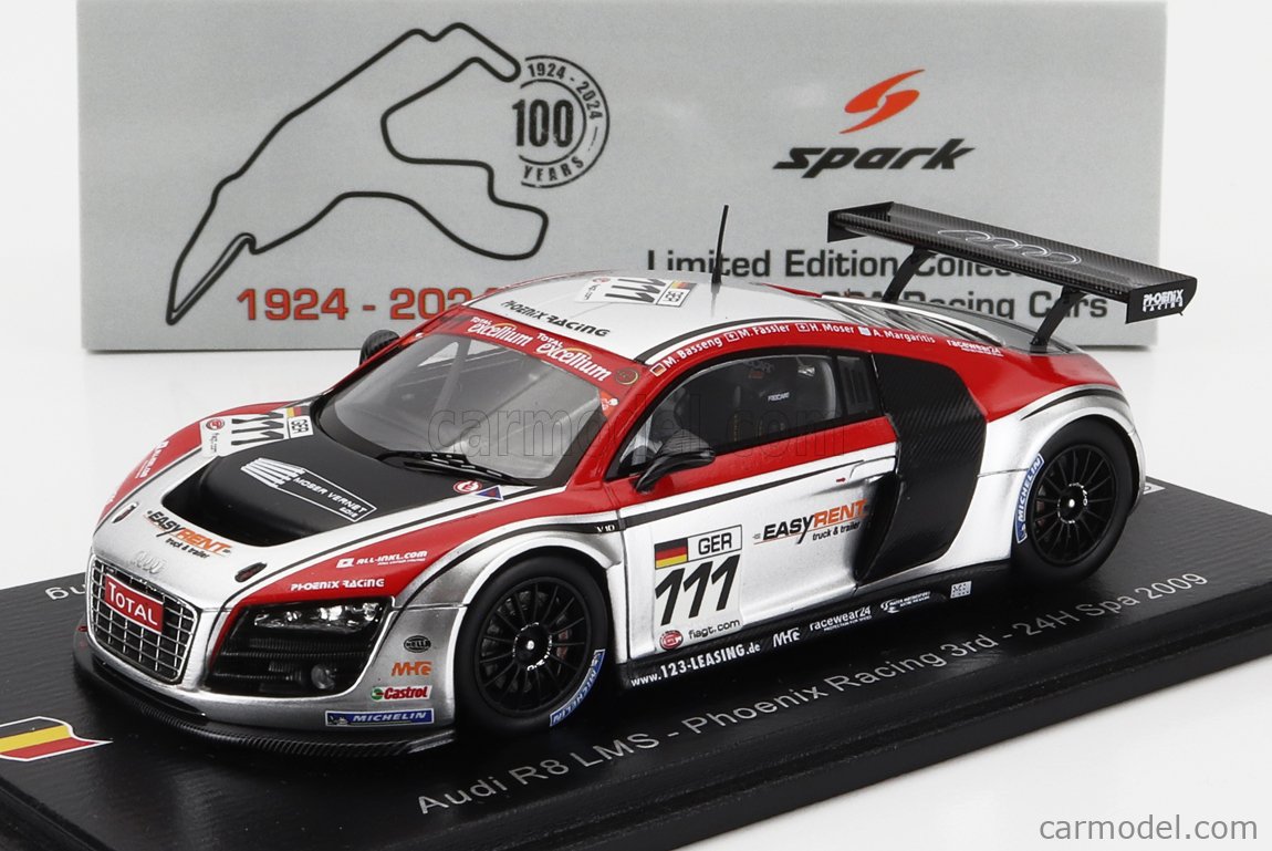 SPARK-MODEL 100SPA21 Masstab: 1/43 | AUDI R8 LMS TEAM PHOENIX RACING N ...