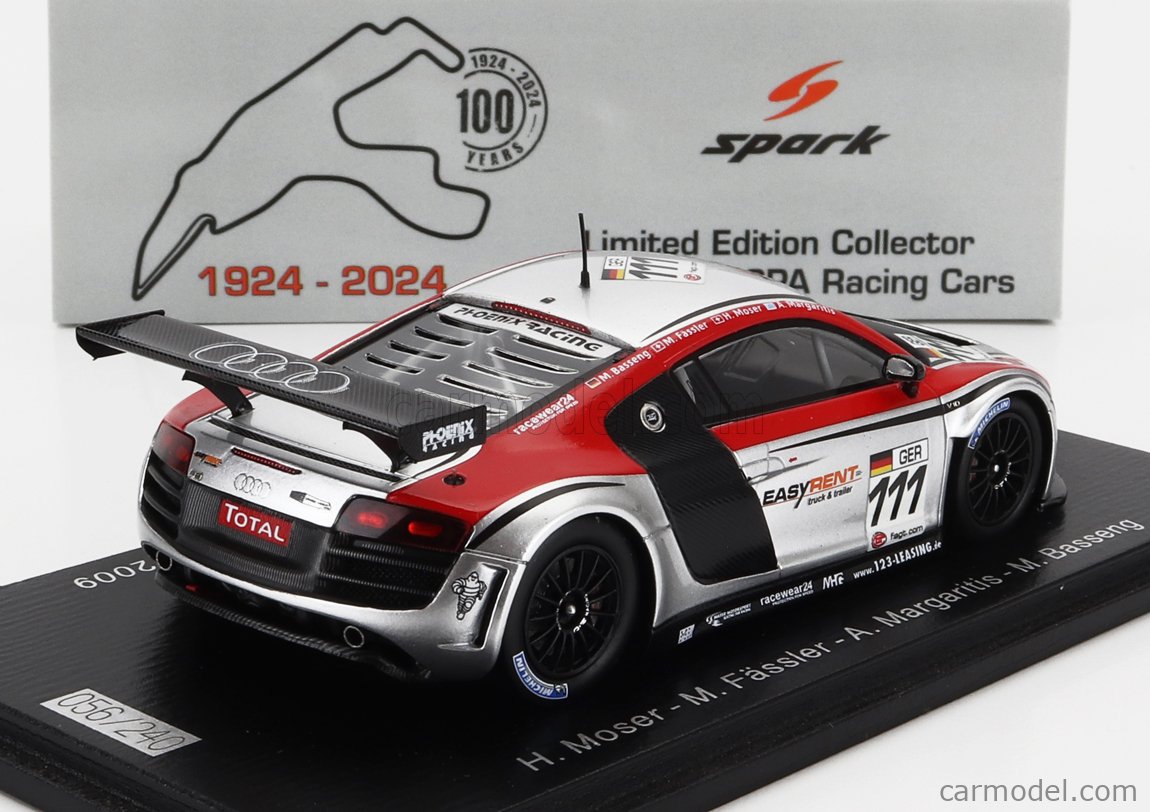 SPARK-MODEL 100SPA21 Masstab: 1/43 | AUDI R8 LMS TEAM PHOENIX RACING N ...