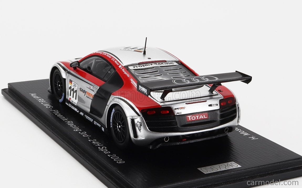 SPARK-MODEL 100SPA21 Scale 1/43 | AUDI R8 LMS TEAM PHOENIX RACING N 111 ...