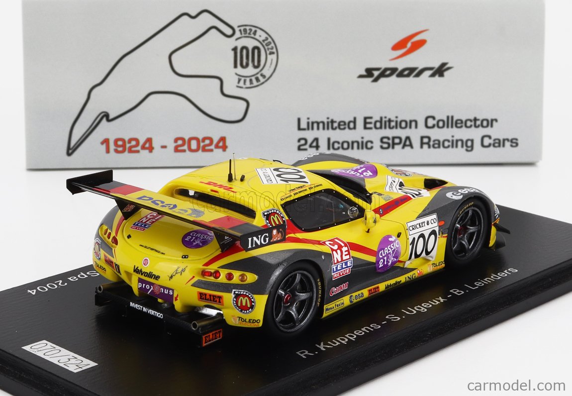 SPARK-MODEL 100SPA18 Scale 1/43 | GILLET VERTIGO STREIFF TEAM BELGIAN ...