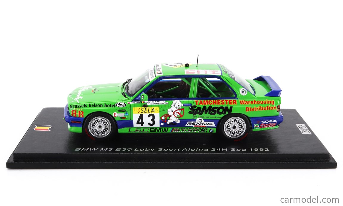SPARK-MODEL 100SPA12 Escala 1/43 | BMW 3-SERIES M3 TEAM IAN KHAN N 43 ...