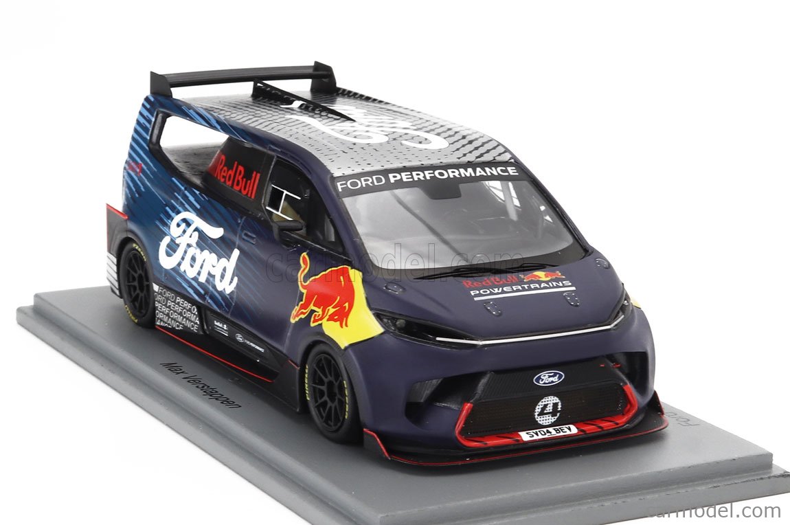SPARK-MODEL S6498 Scale 1/43 | FORD ENGLAND TRANSIT SUPERVAN 4 RED BULL ...