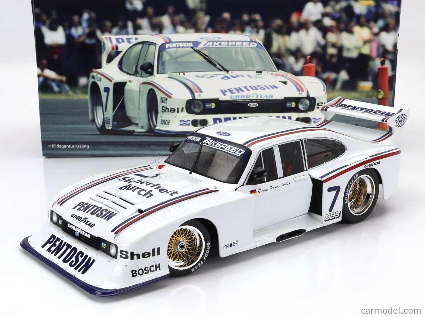 WERK83 W1804012 Scale 1/18 | FORD ENGLAND CAPRI TURBO Gr.5 ZAKSPEED N 7 ...