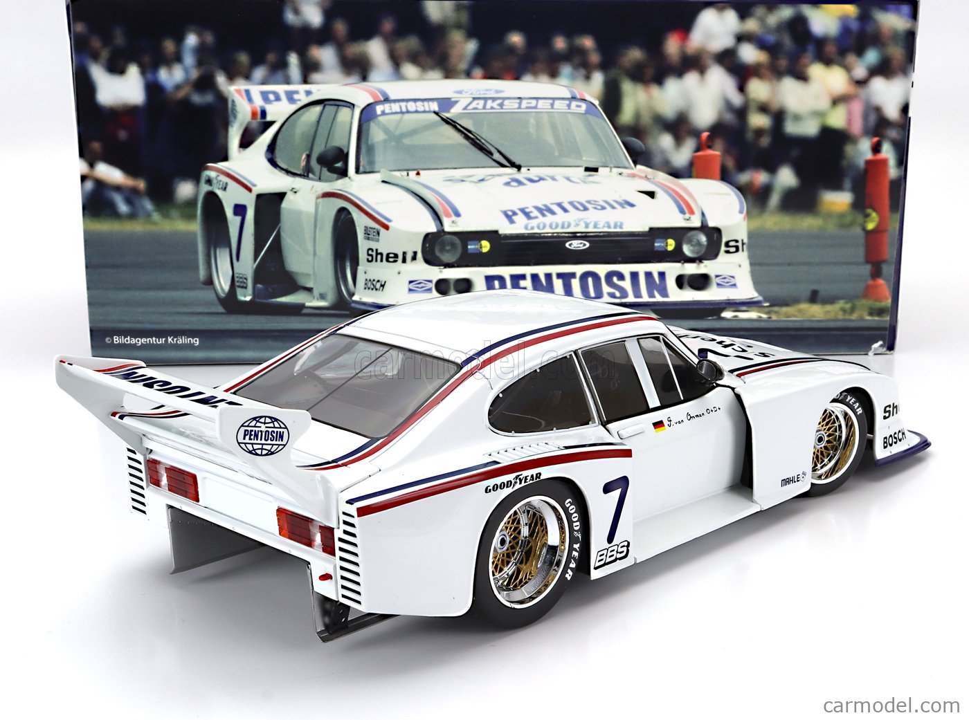WERK83 W1804012 Scale 1/18 | FORD ENGLAND CAPRI TURBO Gr.5 ZAKSPEED N 7 ...