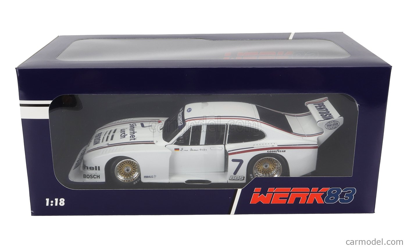 WERK83 W1804012 Scale 1/18 | FORD ENGLAND CAPRI TURBO Gr.5 ZAKSPEED N 7 ...
