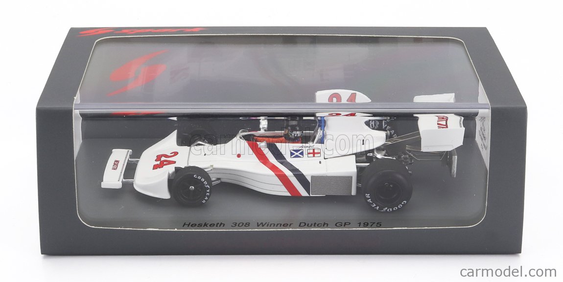 SPARK-MODEL S2239 Масштаб 1/43 | HESKETH F1 308 N 24 WINNER DUTCH GP ...