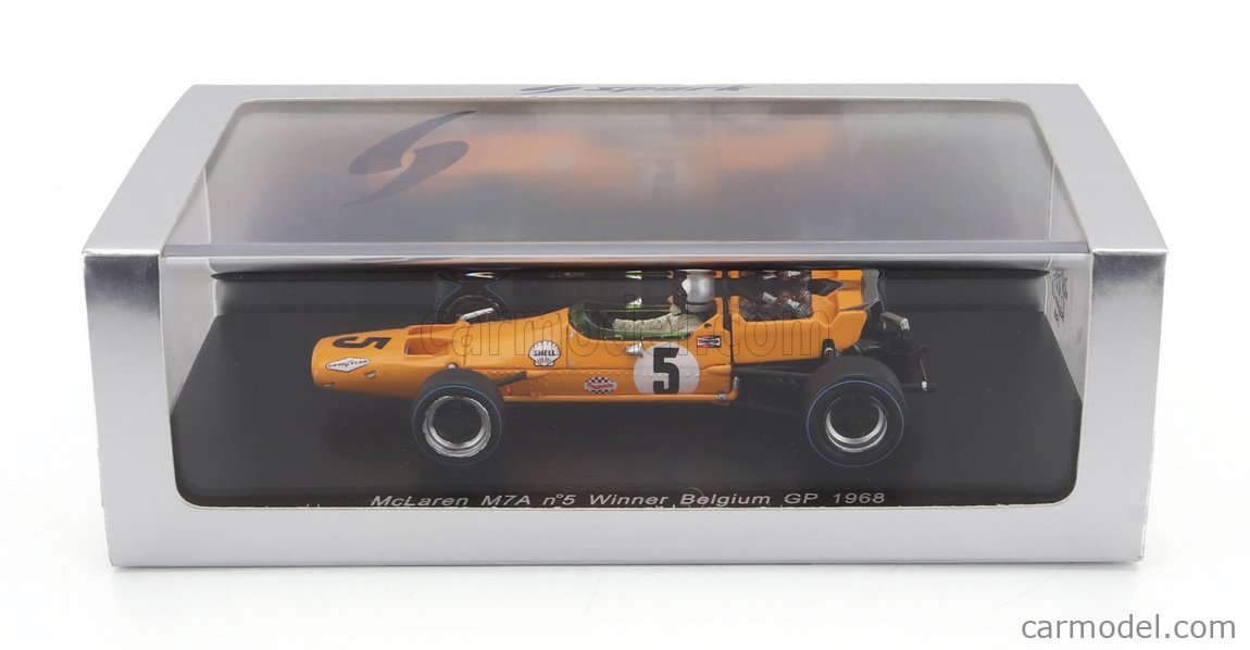 SPARK-MODEL S3108 Echelle 1/43 | MCLAREN F1 M7A N 5 WINNER BELGIUM GP ...