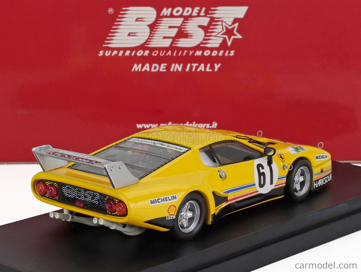 BEST-MODEL 9281 Scala 1/43 | FERRARI 512BB LM 4.9L TEAM BEURLYS N 61 ...