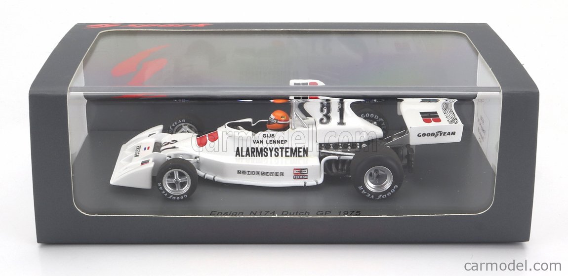 SPARK-MODEL S5301 Scala 1/43 | ENSIGN F1 N174 N 31 DUTCH GP 1975 GIJS ...
