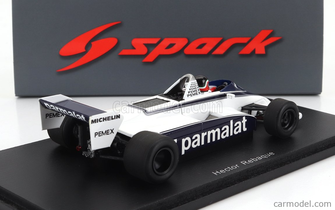 SPARK-MODEL S4348 Echelle 1/43 | BRABHAM F1 BT49C PARMALAT N 6 MONACO ...