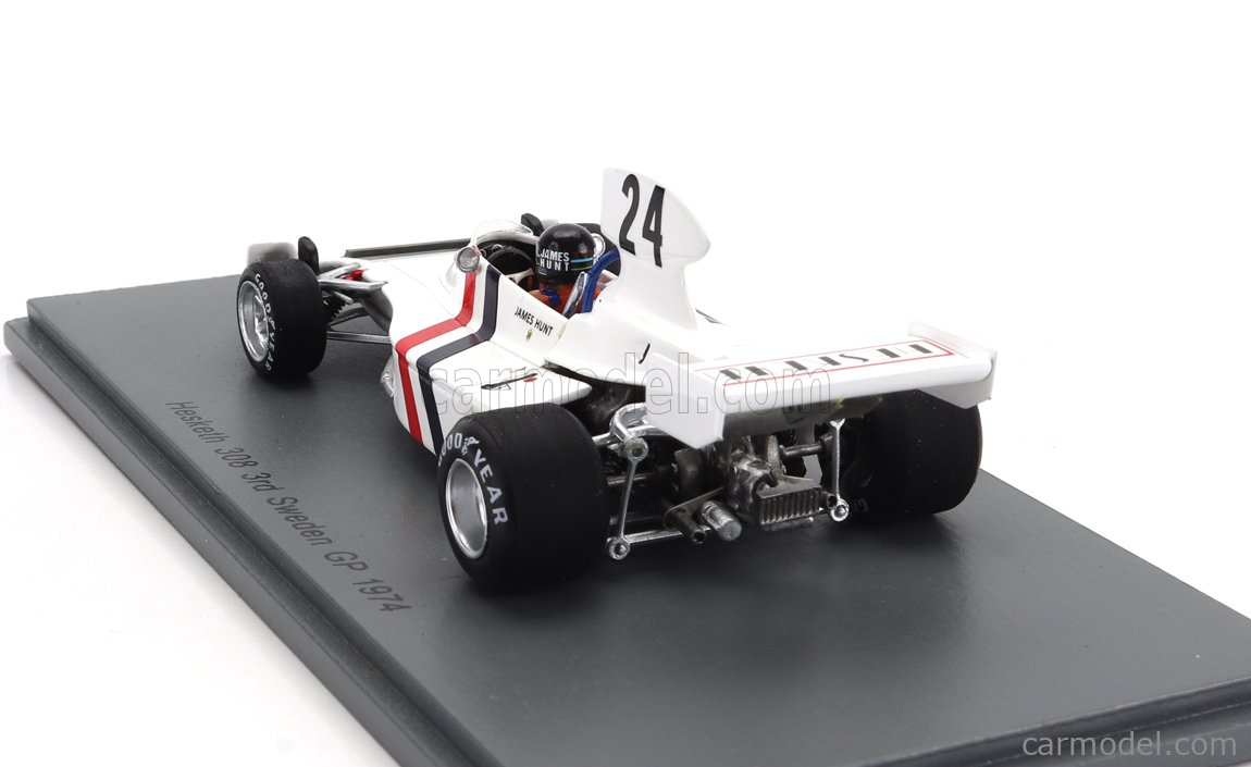 SPARK-MODEL S2241 Echelle 1/43 | HESKETH F1 308 N 24 3rd SWEDEN GP 1974 ...