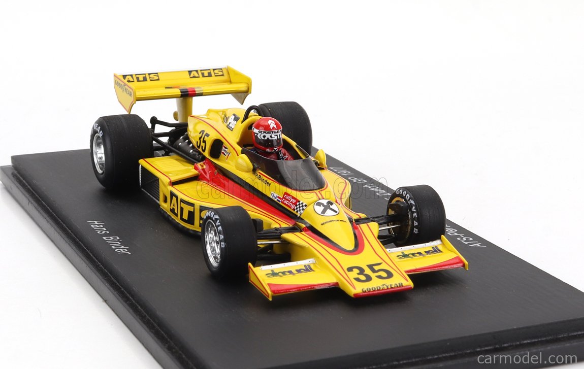 SPARK-MODEL S3373 Escala 1/43 | PENSKE F1 ATS PC4 N 35 DUTCH GP 1977 ...