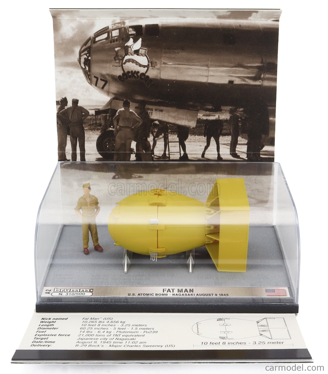 BRUMM PROM A2 Scale 1/43 | ACCESSORIES FAT MAN - BOMBA ATOMICA - LAST ...