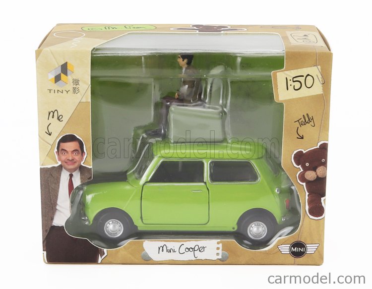TINY TOYS ATBS027 Scale 1/50 | AUSTIN MINI WITH MR. BEAN FIGURE 1970 ...