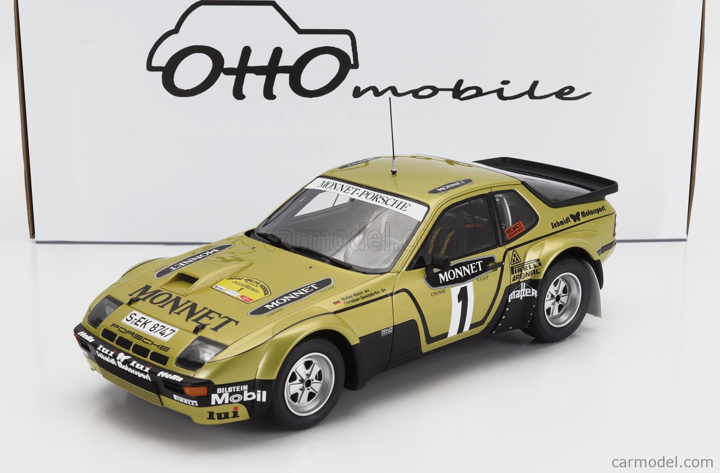 OTTO-MOBILE OT442 Scale 1/18 | PORSCHE 924 CARRERA GTS N 1 WINNER RALLY ...
