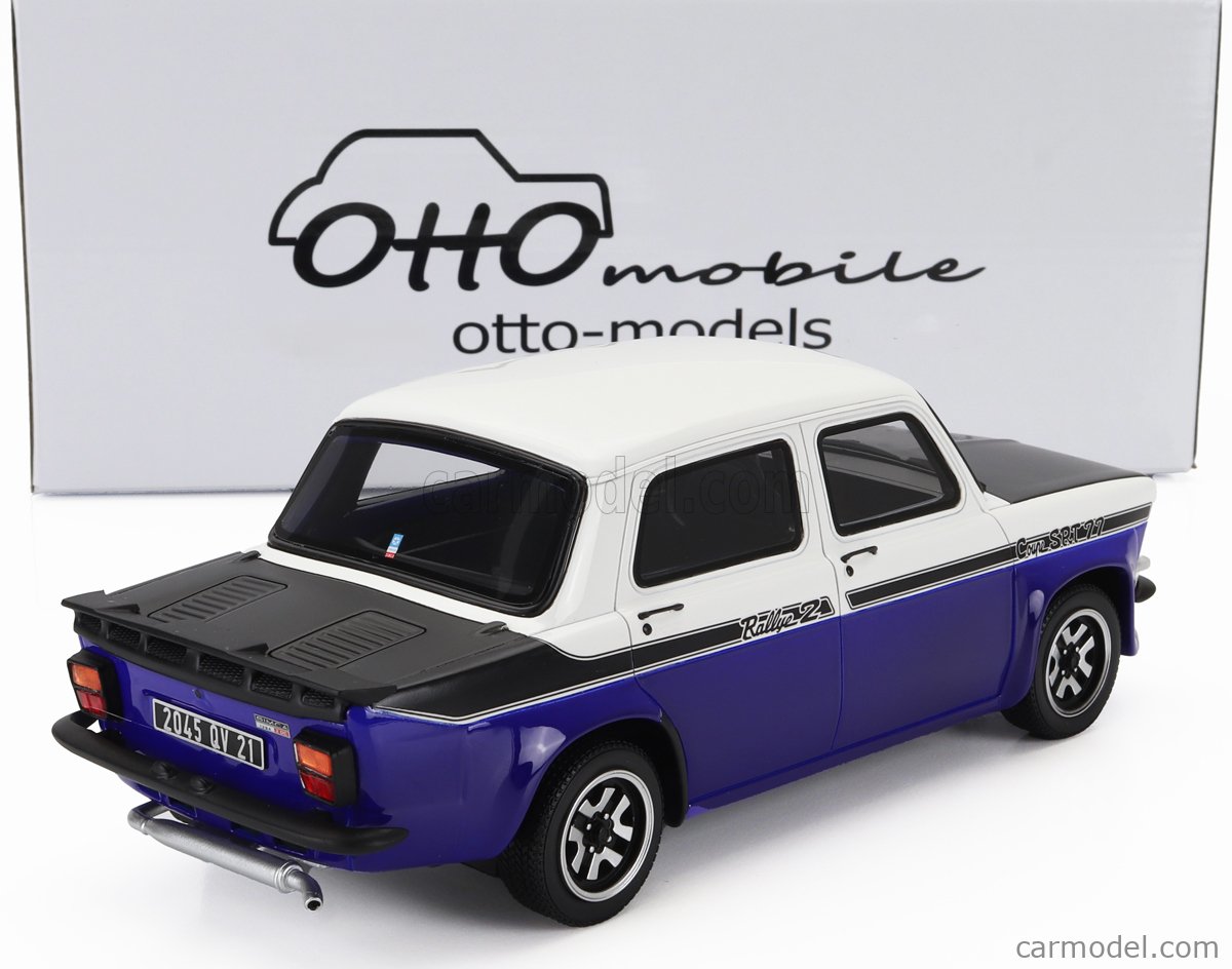 OTTO-MOBILE OT1063 Escala 1/18 | SIMCA 1000 RALLY 2 SRT 1977 BLUE WHITE