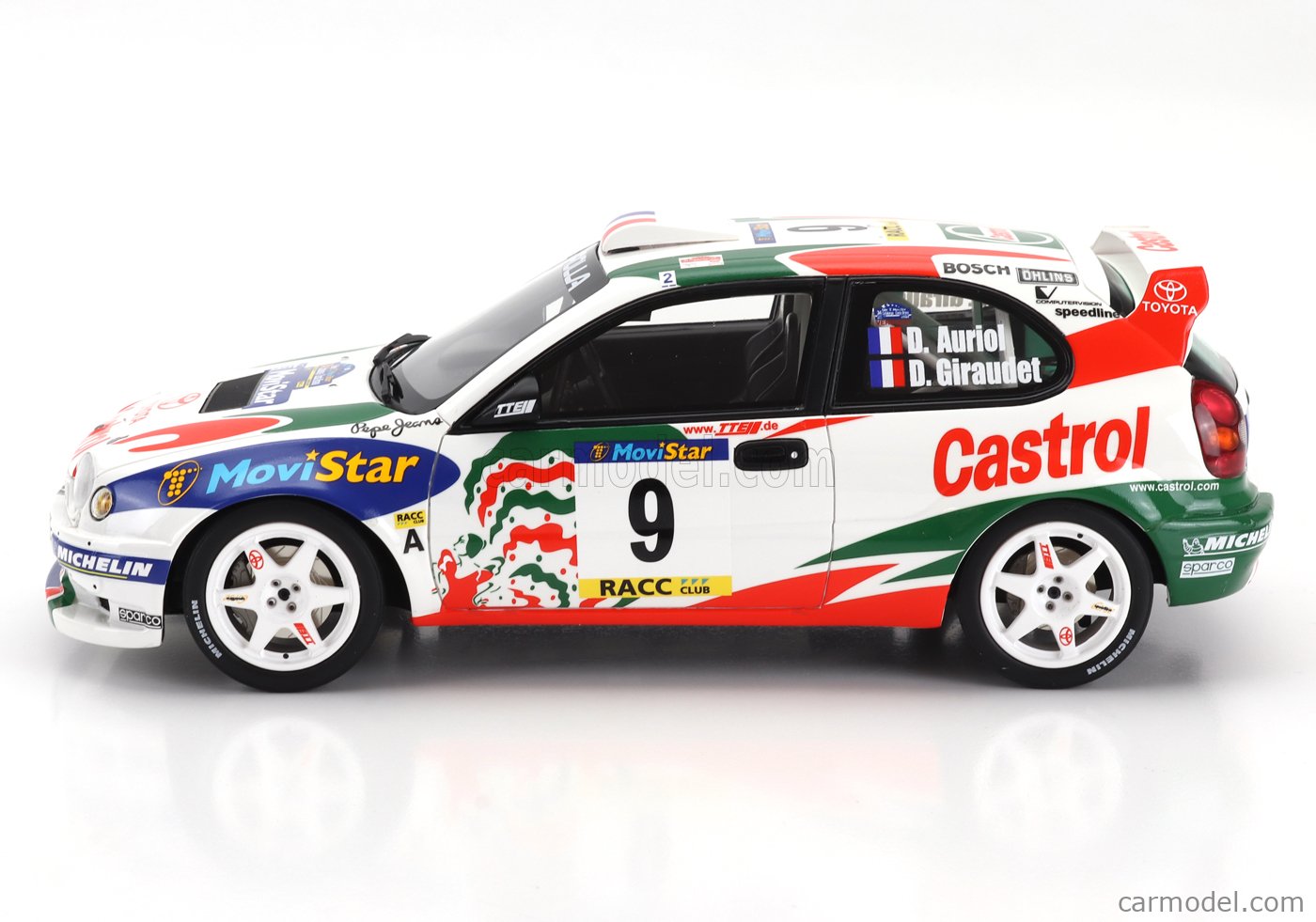 OTTO-MOBILE OT1102 Scala 1/18 | TOYOTA COROLLA WRC TEAM CASTROL N 9 ...
