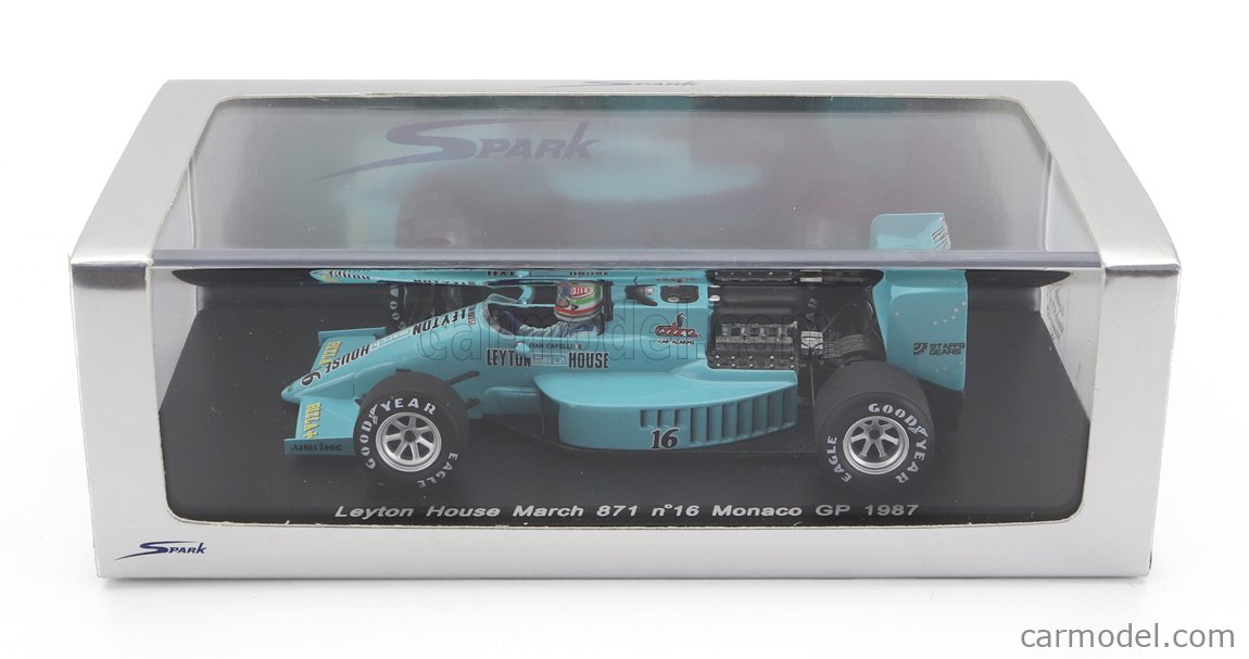 SPARK-MODEL S1650 Масштаб 1/43 | LEYTON HOUSE F1 MARCH 871 N 16 GP ...