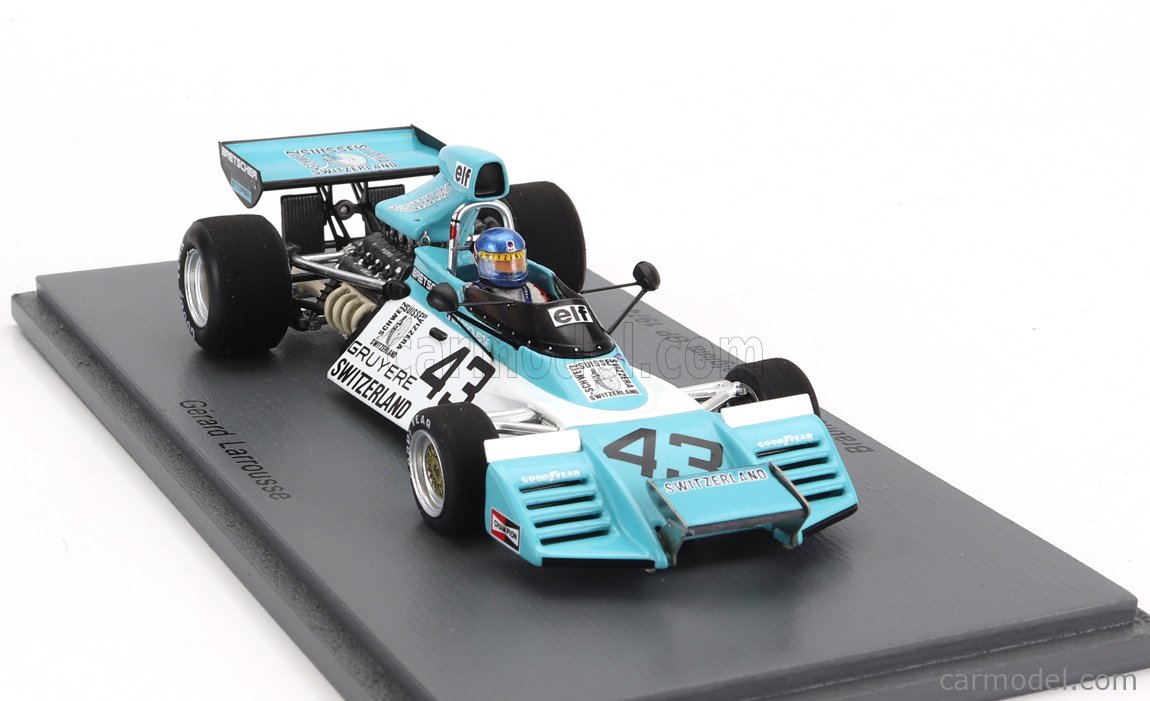 SPARK-MODEL S4783 Echelle 1/43 | BRABHAM F1 BT42 N 43 BELGIUM GP 1974 ... SPARK-MODEL S4783 Echelle 1/43 | BRABHAM F1 BT42 N 43 BELGIUM GP 1974 ...