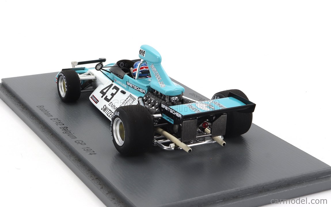 SPARK-MODEL S4783 Echelle 1/43 | BRABHAM F1 BT42 N 43 BELGIUM GP 1974 ... SPARK-MODEL S4783 Echelle 1/43 | BRABHAM F1 BT42 N 43 BELGIUM GP 1974 ...