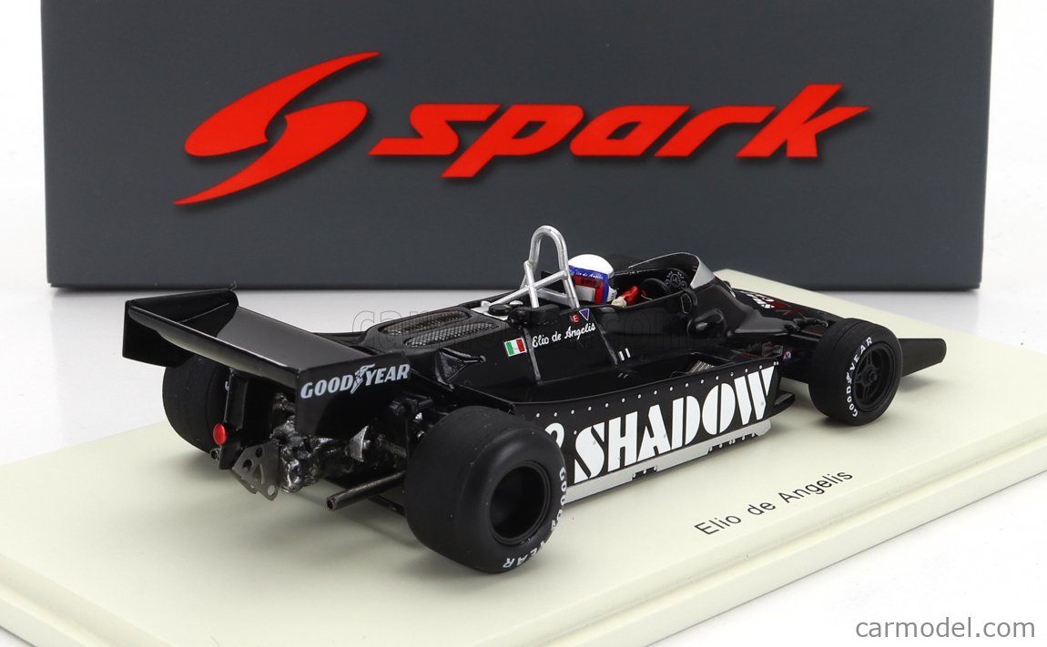 SPARK-MODEL S7374 Escala 1/43 | SHADOW F1 DN9 N 18 4th USA GP 1979 ELIO DE ANGELIS BLACK