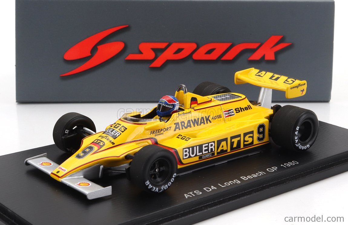 SPARK-MODEL S4364 Scale 1/43 | ATS F1 D4 N 9 LONG BEACH GP 1980 JAN ...