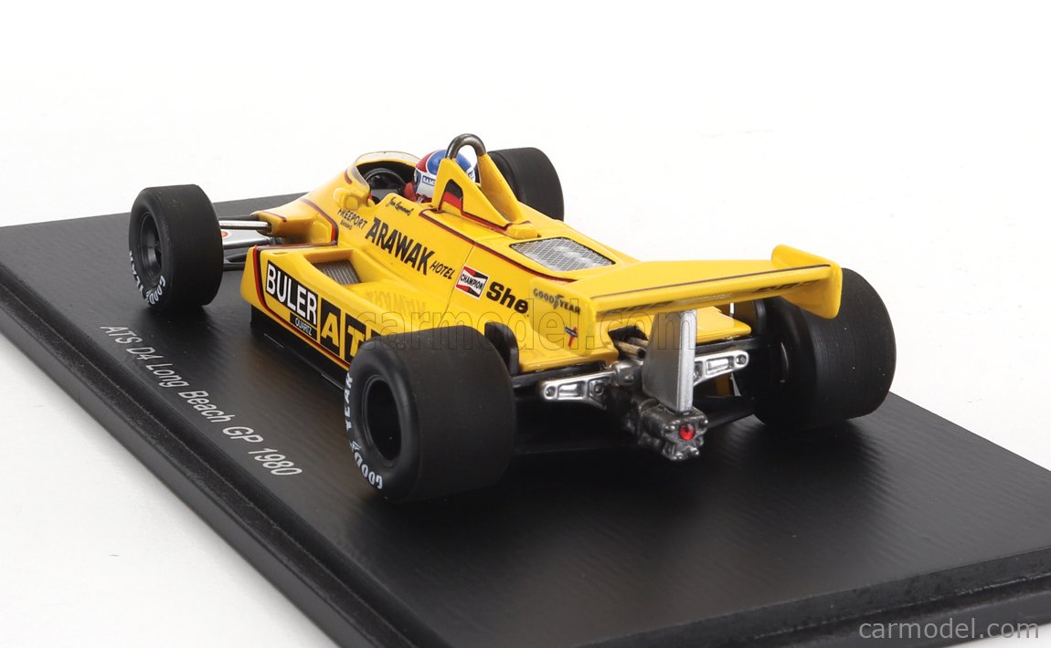 SPARK-MODEL S4364 Scale 1/43 | ATS F1 D4 N 9 LONG BEACH GP 1980 JAN ...