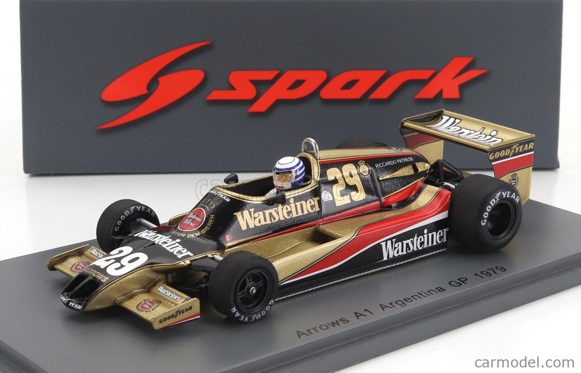 SPARK-MODEL S3903 Masstab: 1/43 | ARROWS F1 A1 N 29 ARGENTINA GP 1979 ...