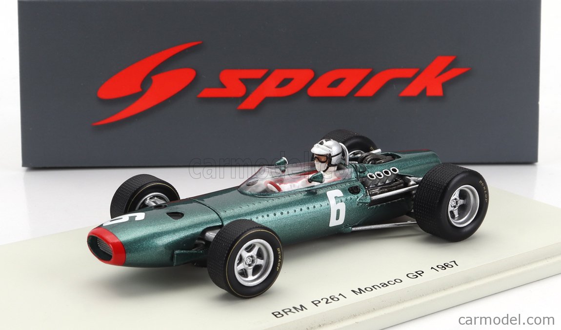 SPARK-MODEL S4249 Scale 1/43 | BRM F1 P261 N 6 MONACO GP 1967 PIERS ...