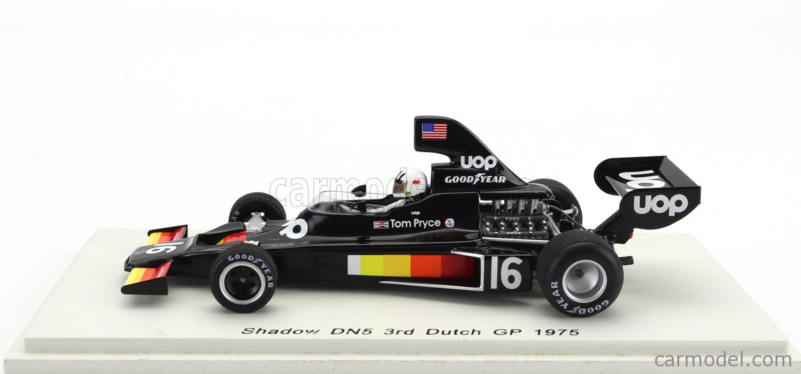 SPARK-MODEL S3836 Масштаб 1/43 | SHADOW F1 DN5 N 16 3rd DUTCH GP 1975 ...