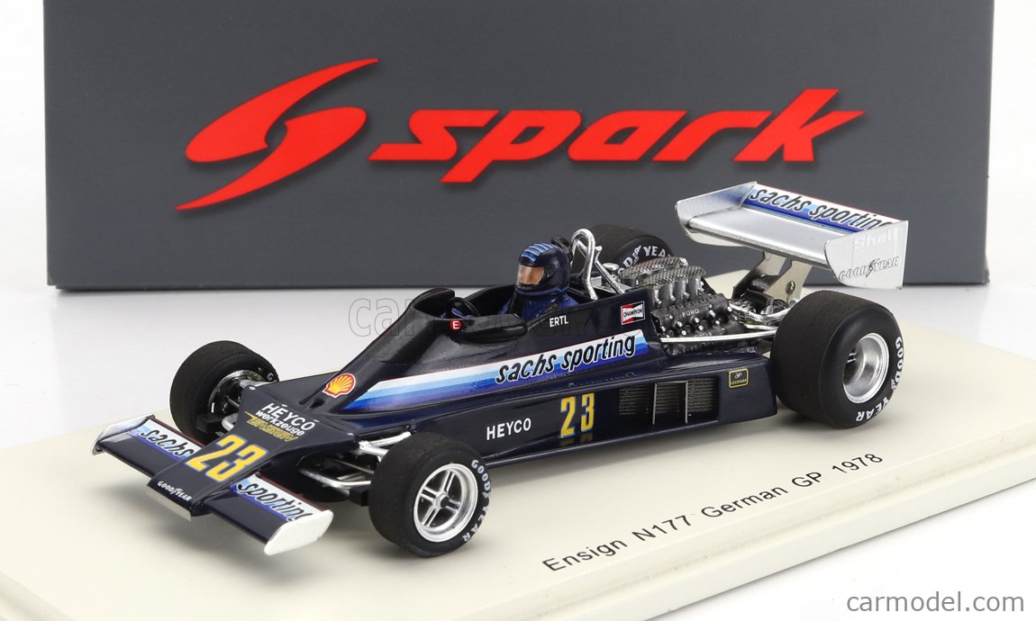 SPARK-MODEL S4814 Scala 1/43 | ENSIGN F1 N177 N 23 GERMAN GP 1978 ...
