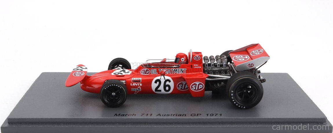 SPARK-MODEL S3379 Echelle 1/43 | MARCH F1 711 N 26 AUSTRIAN GP 1971 ...