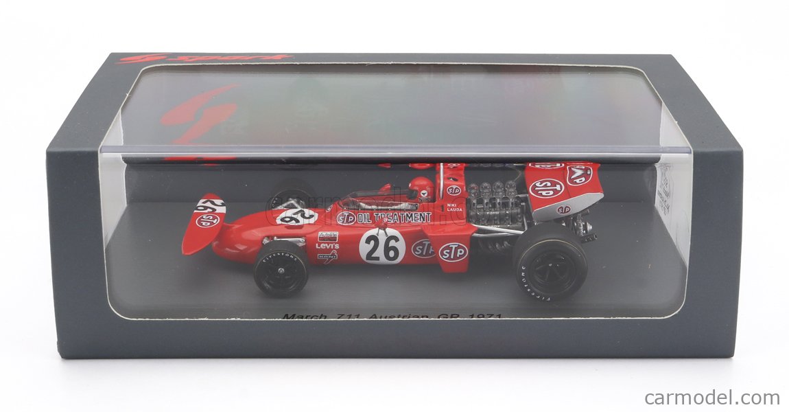 SPARK-MODEL S3379 Echelle 1/43 | MARCH F1 711 N 26 AUSTRIAN GP 1971 ...
