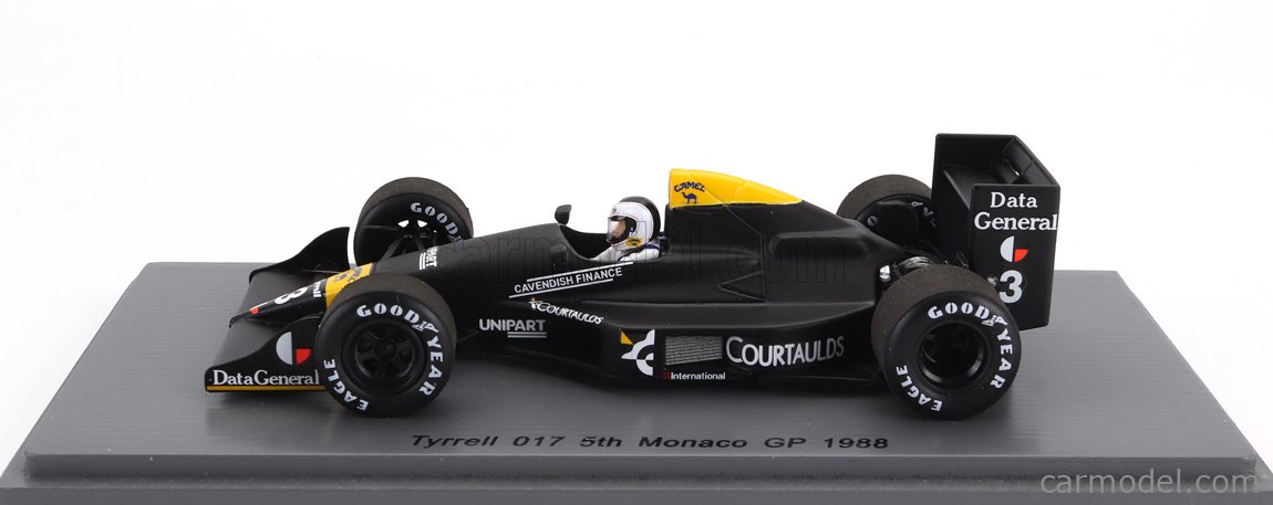 SPARK-MODEL S4862 Escala 1/43 | TYRRELL F1 017 N 3 5th MONACO GP 1988 ...