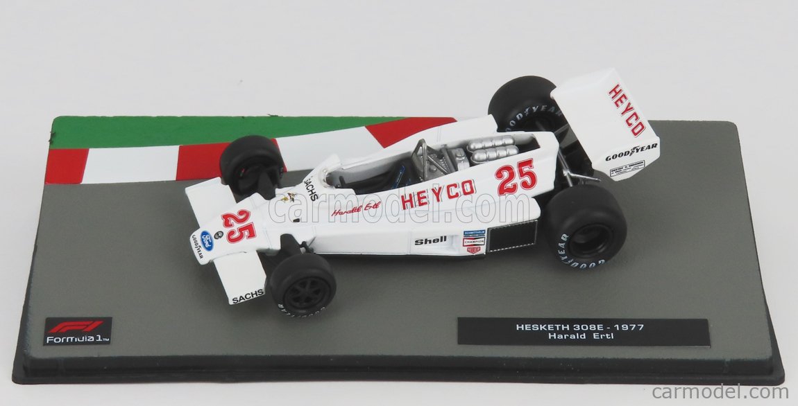 EDICOLA FORMULA1AUTOCOL232 Scale 1/43 | HESKETH F1 308E HEYCO N 25 ...