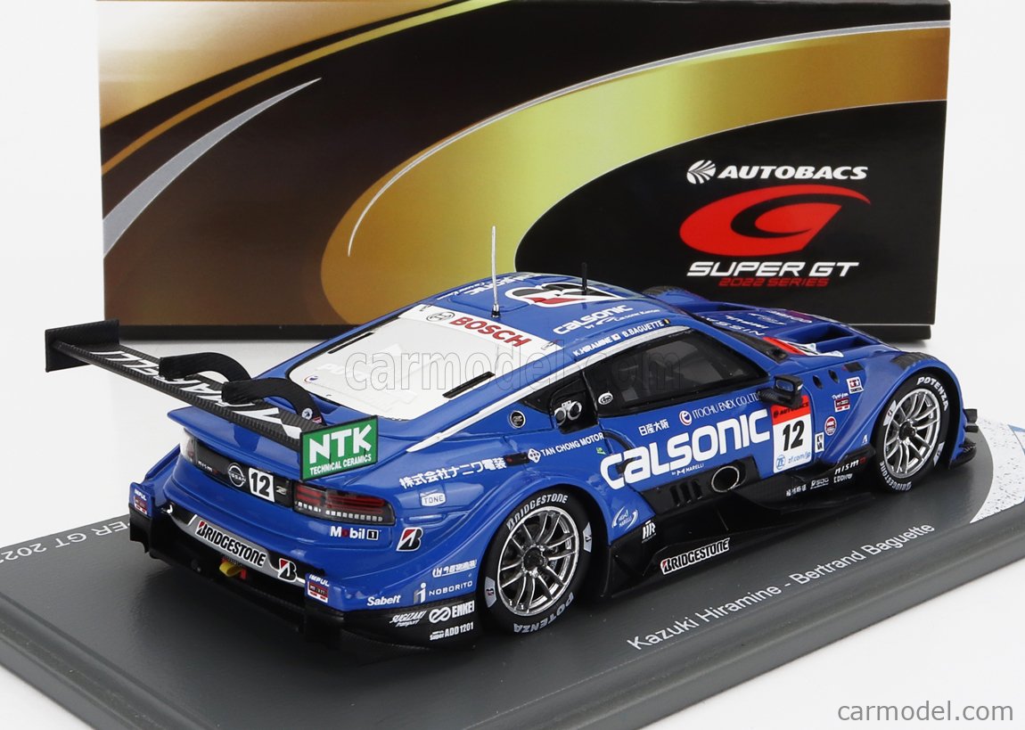 SPARK-MODEL 43SGT2022 Scale 1/43 | NISSAN TYPE Z TEAM CALSONIC IMPUL N 12 GT500 CLASS SUPER GT ...