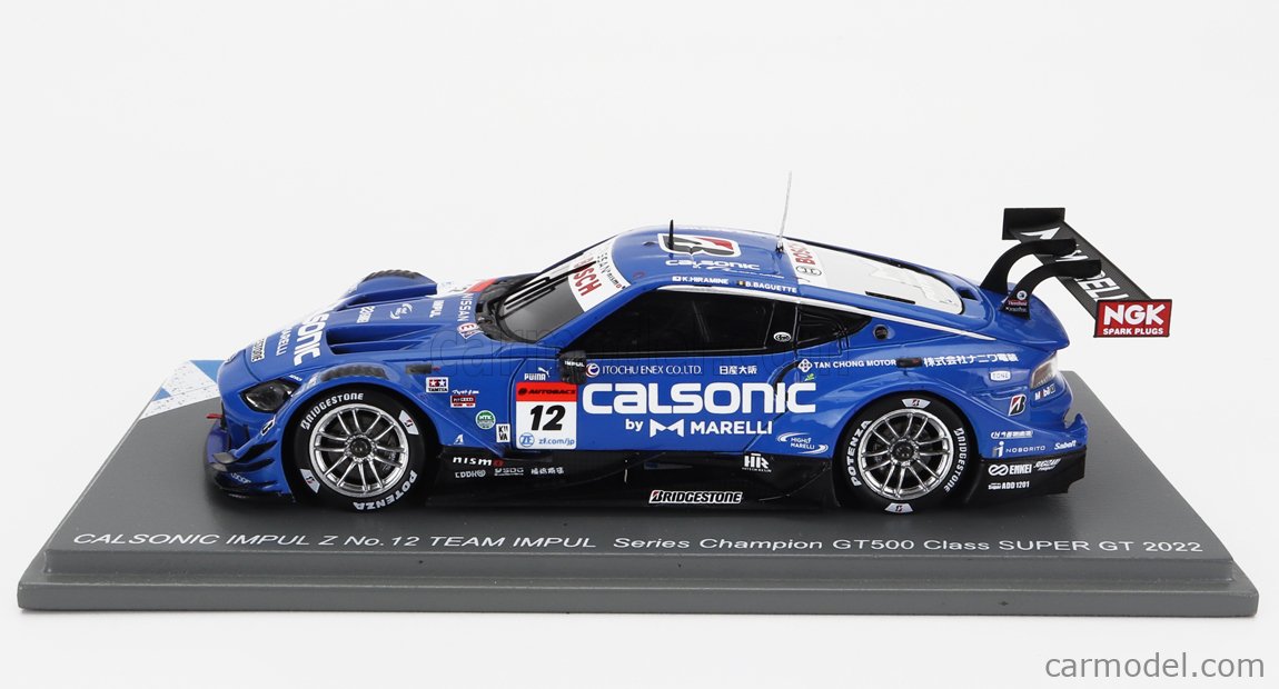 SPARK-MODEL 43SGT2022 Echelle 1/43 | NISSAN TYPE Z TEAM CALSONIC IMPUL N 12 GT500 CLASS SUPER GT ...