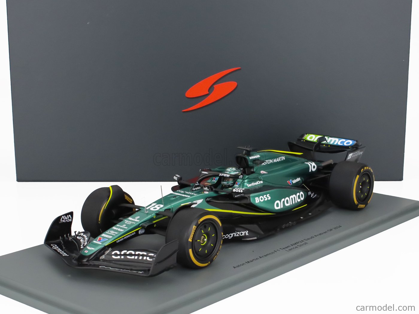 SPARK-MODEL 18S993 Scale 1/18 | ASTON MARTIN F1 AMR24 TEAM ARAMCO ...