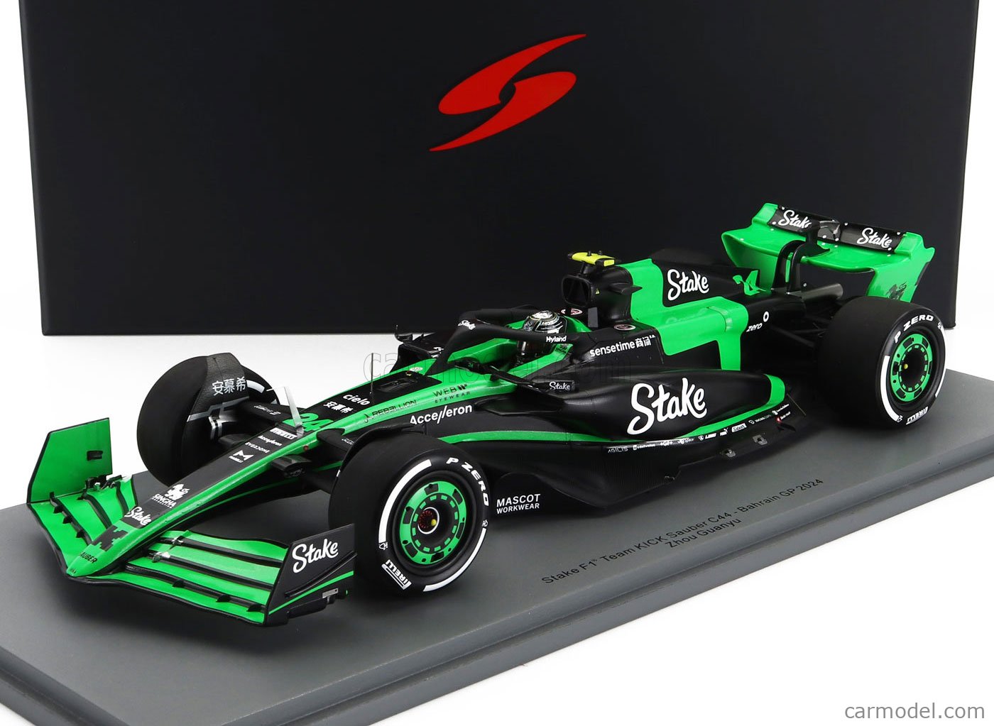 SPARK-MODEL 18S979 Escala 1/18 | SAUBER F1 C44 TEAM STAKE KICK N 24 BAHRAIN GP 2024 ZHOU GUANYU ...