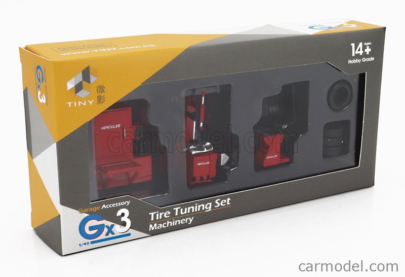 TINY TOYS ATG43004 Scale 1/43 | ACCESSORIES SET GARAGE TIRE TUNING ...