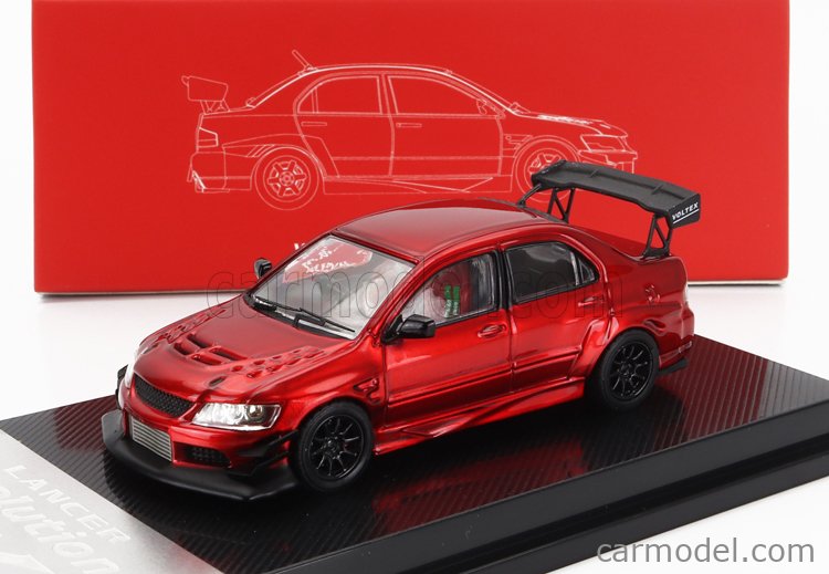 CM-MODELS CM64-EVOIX-27 Scale 1/64 | MITSUBISHI LANCER EVO IX 2003 MATT RED