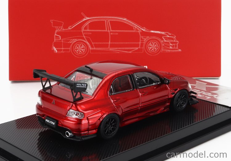 CM-MODELS CM64-EVOIX-27 Scale 1/64 | MITSUBISHI LANCER EVO IX 2003 MATT RED