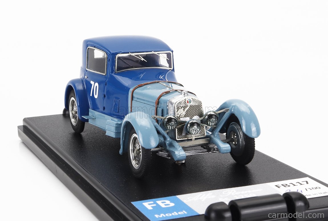FB-MODEL FB117A Scale 1/43 | ALFA ROMEO 6C 1750 GS BERLINE N 70 24h SPA ...